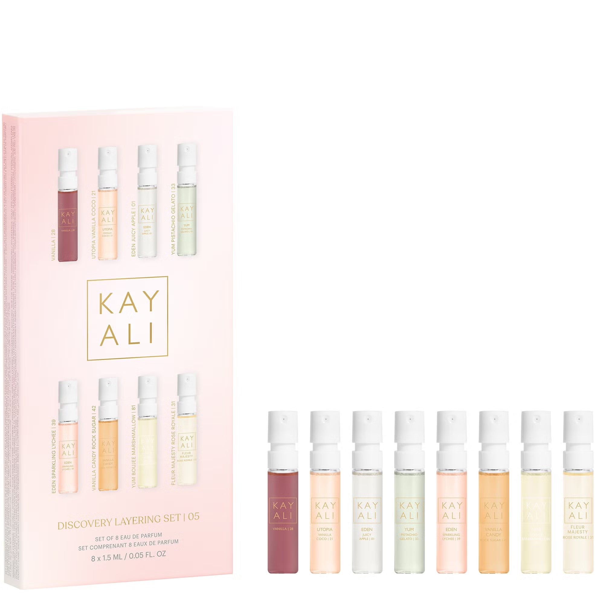 KAYALI Discovery Layering Set (8x1.5ml) – BARE BEAUTY